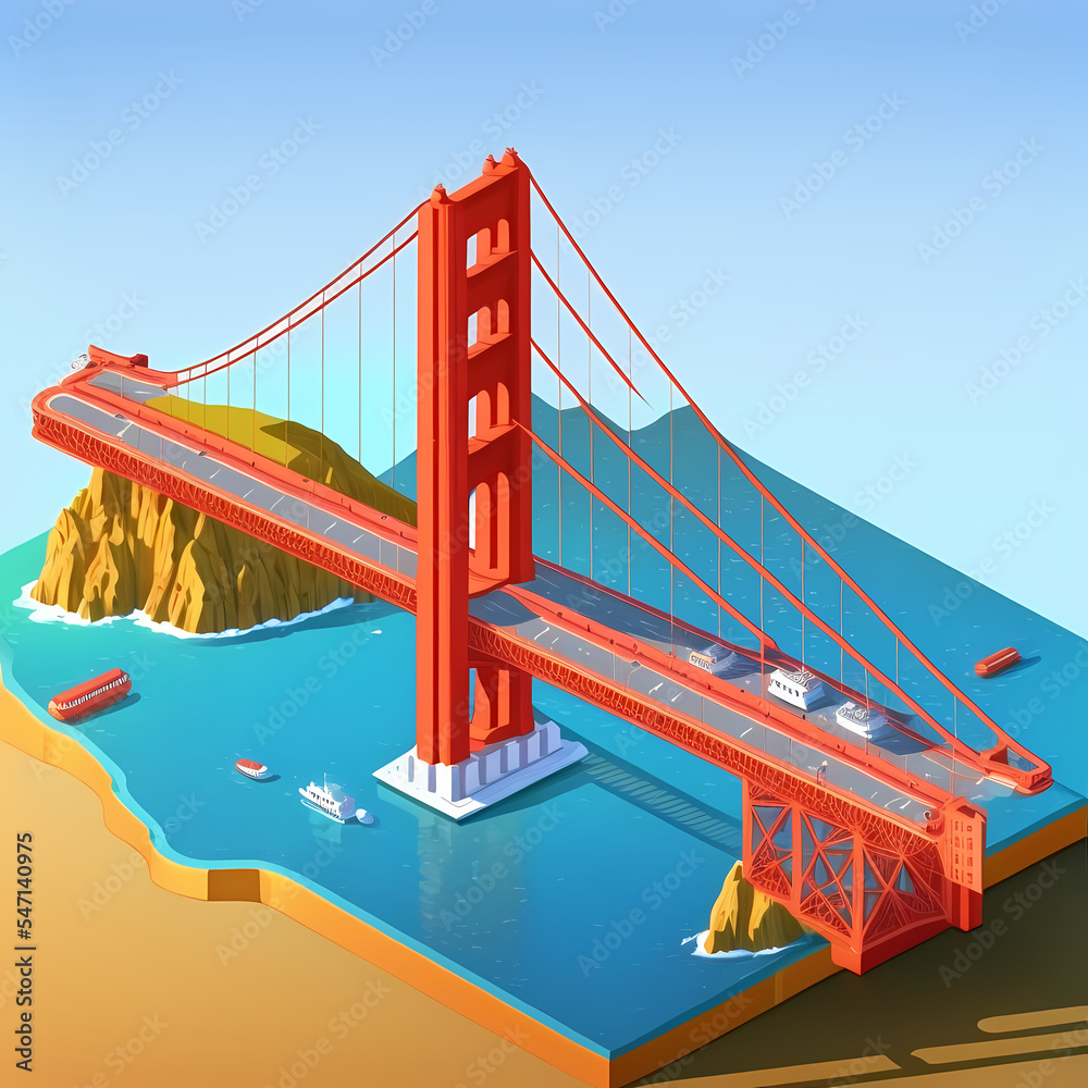 Golden Gate 3d