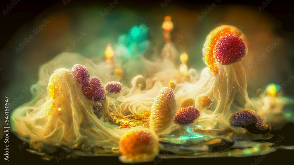 Photo & Art Print Microbes, parasites, microbial infection, closeup ...