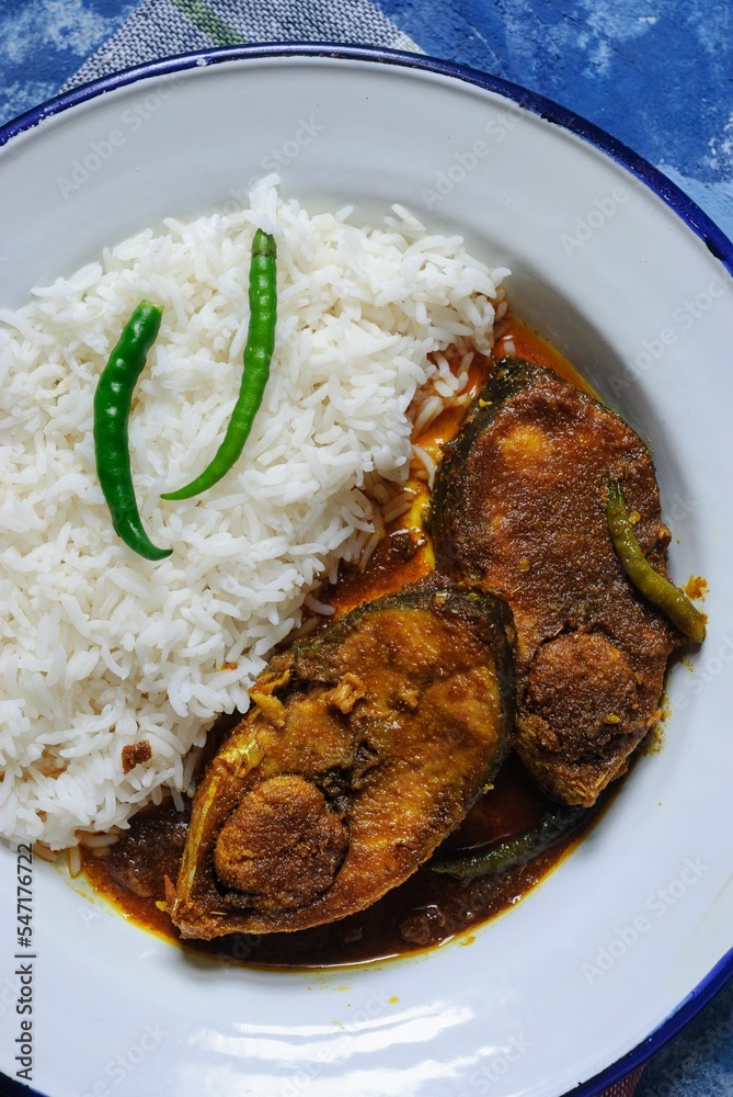 Rice And Fish Curry