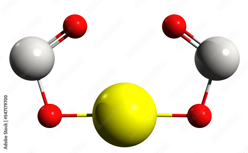 3D image of Calcium aluminate skeletal formula - molecular chemical ...