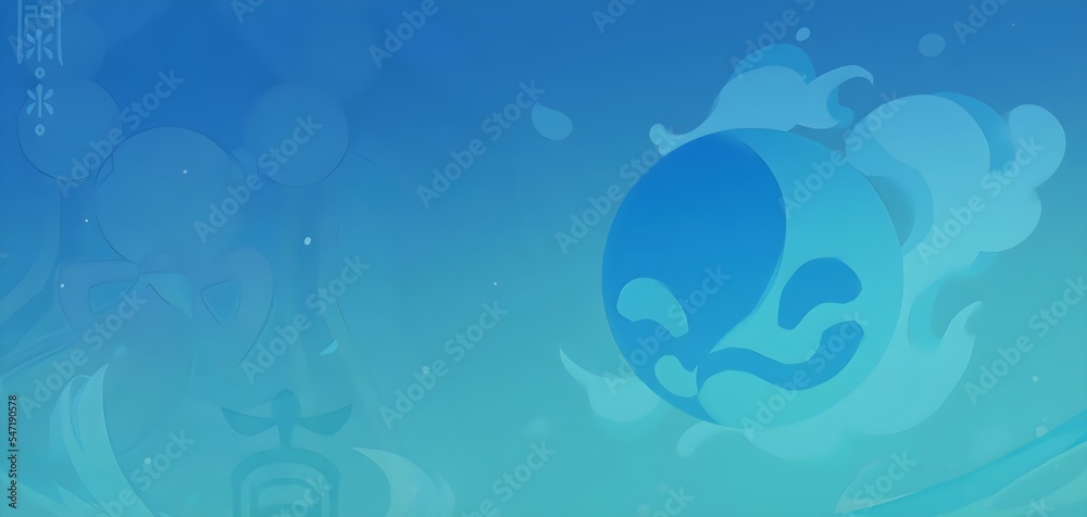 Beautiful Yin Yang Icon Background Illustration Genshin Impact Name ...