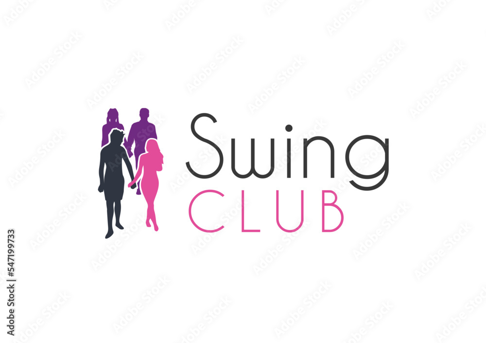 Logo concept for swingers club Stock Vector | Adobe Stock