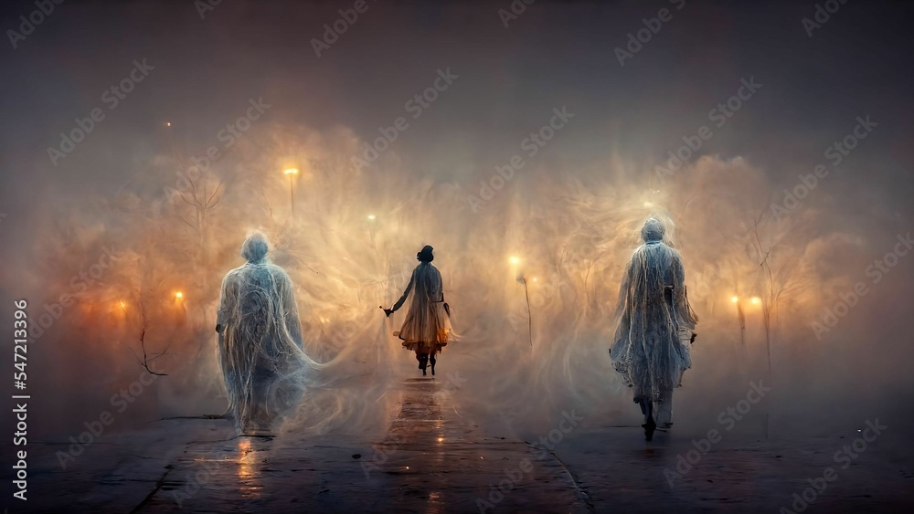 Pure love of spirit guides raising humanities consciousness Stock ...