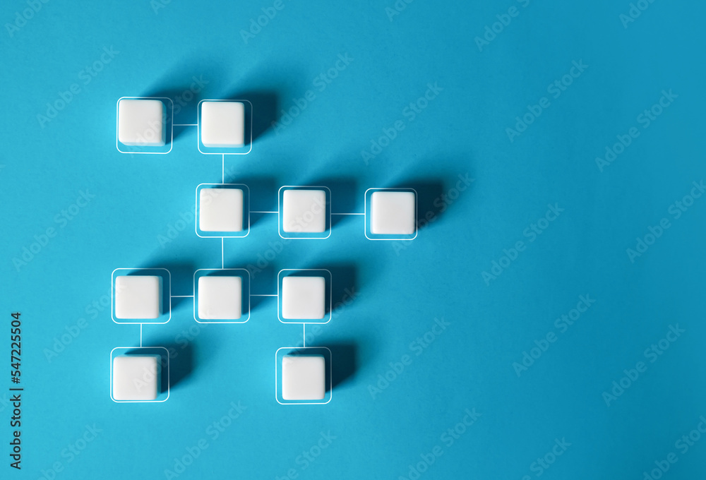 Linked blocks symbolizing processes and stages. Production stages ... Linked blocks symbolizing processes and stages. Production stages ...
