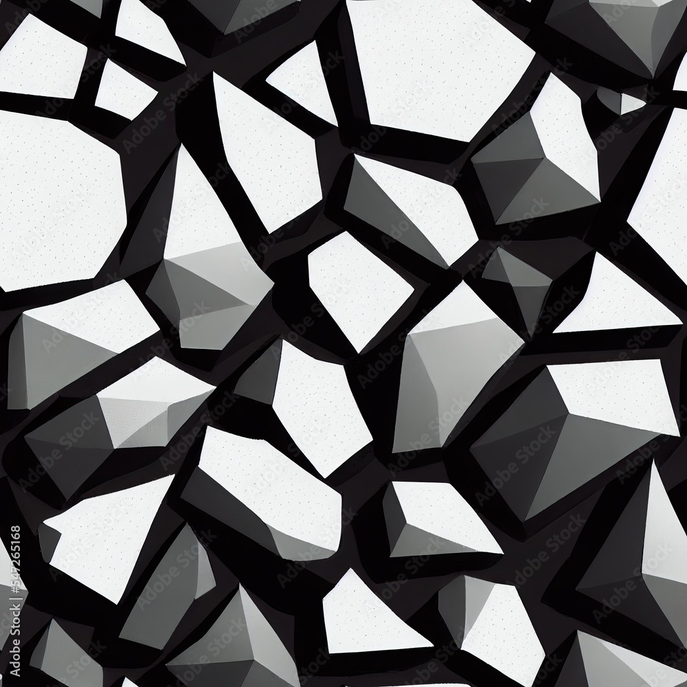 Abstract geometric background. Voronoi diagram. Seamless and tileable ...