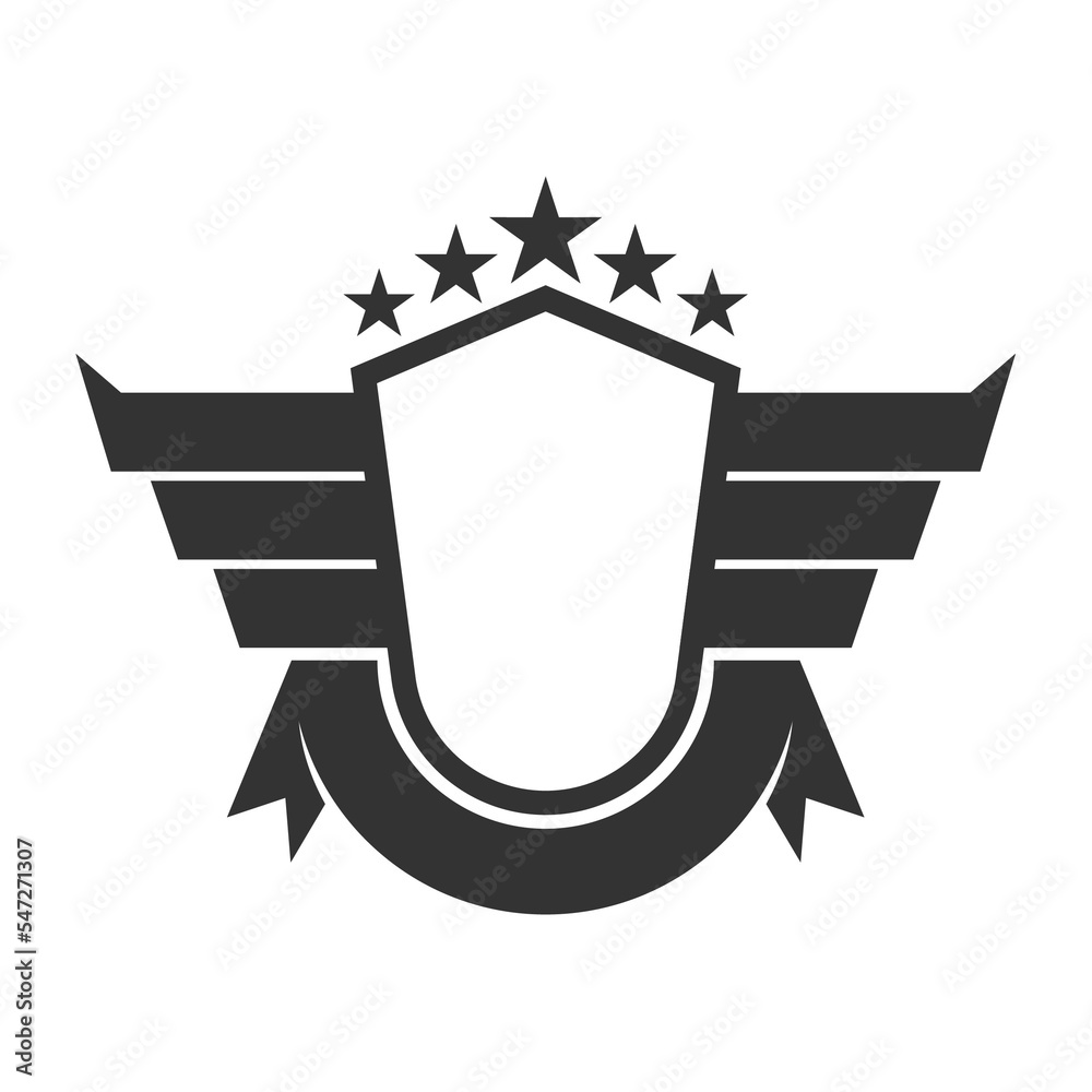 emblem blank template logo Icon Illustration Brand Identity Stock ...