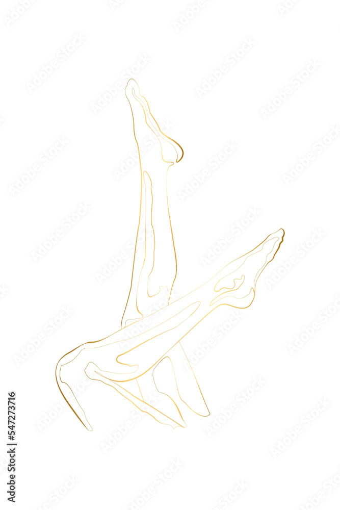 Female Legs Art, Line body art, Modern Wall Art, Printable Line Art ...