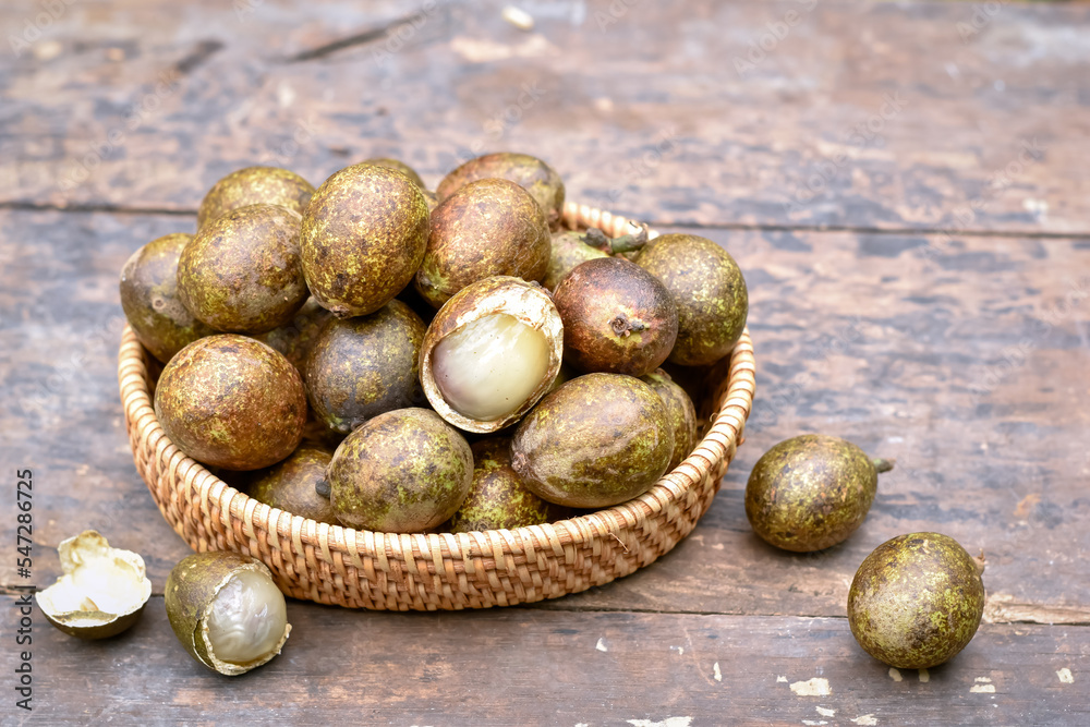 Matoa (Pometia pinnata) is a fruit plant typical of Papua. Has sweet ...