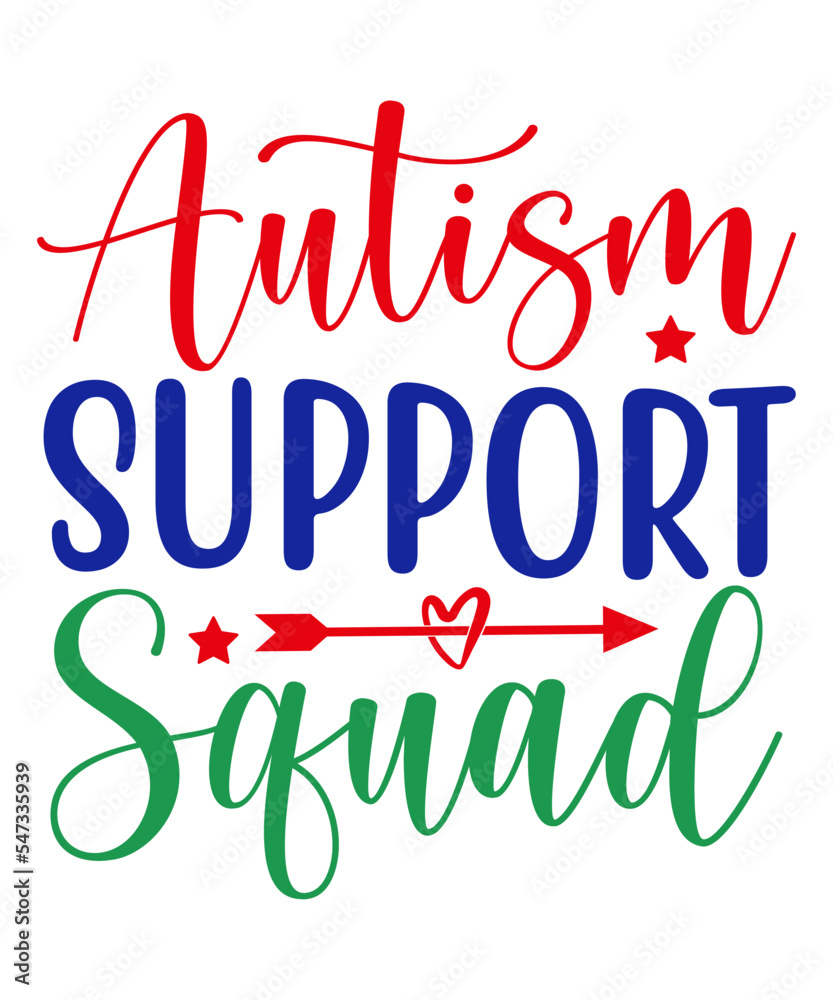 Autism support squad SVG, Autism SVG, Autism t-shirt, Autism design ...
