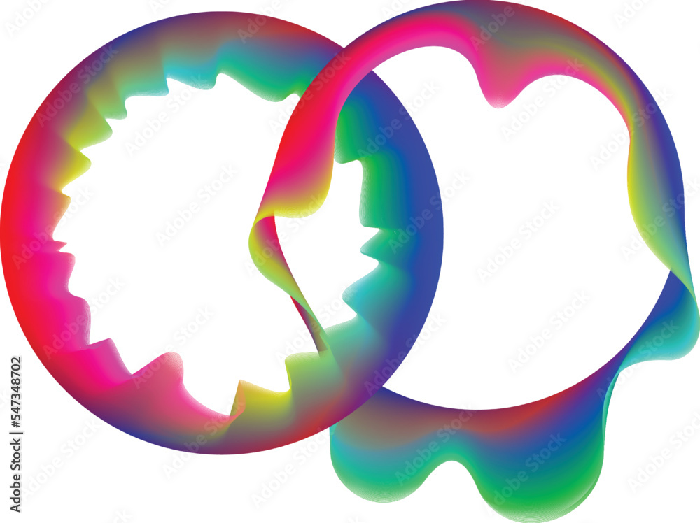 Business Corporate Abstract Logo Design . Two Circles in Chain ...