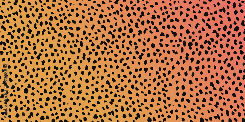 Cheetah skin texture, 3D rendering, panoramic view Stock Illustration ...