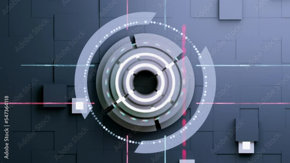 Sci-Fi Abstract Animated HUD Background Loop. These unique footage for ...