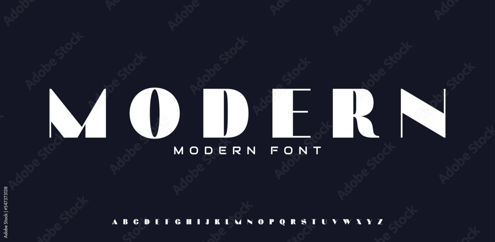Tech font typography alphabet letters. Future logo typo. Minimal urban ...