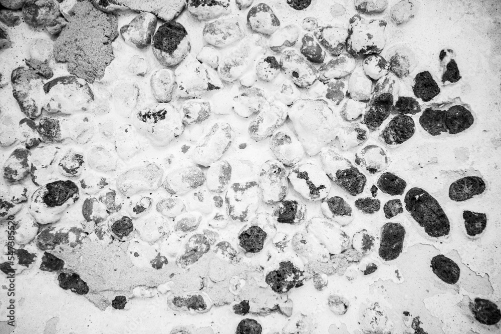 Black and white wall texture. Rough pimples stone texture. Stone ...