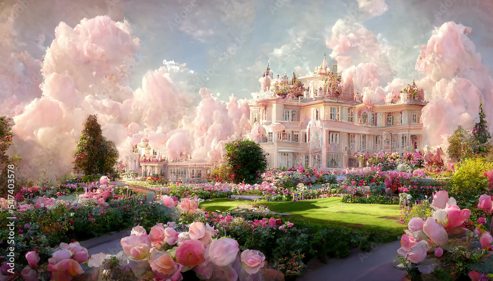 Victorian-style royal palace that looks like it was from a fairy tale ...