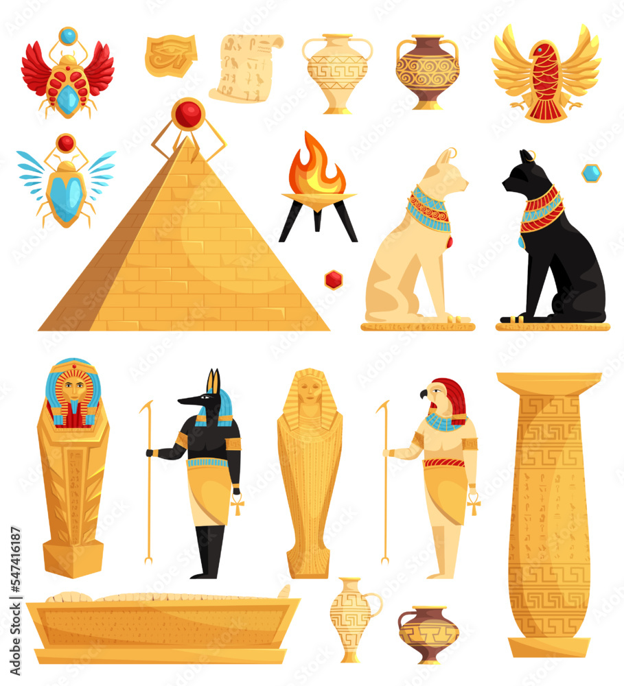 Egyptian hieroglyph and symbol. Ancient culture sing and symbol. Egypt ...