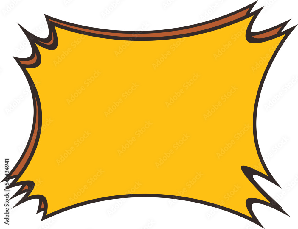 Cartoon Effect Shape Stock Vector | Adobe Stock