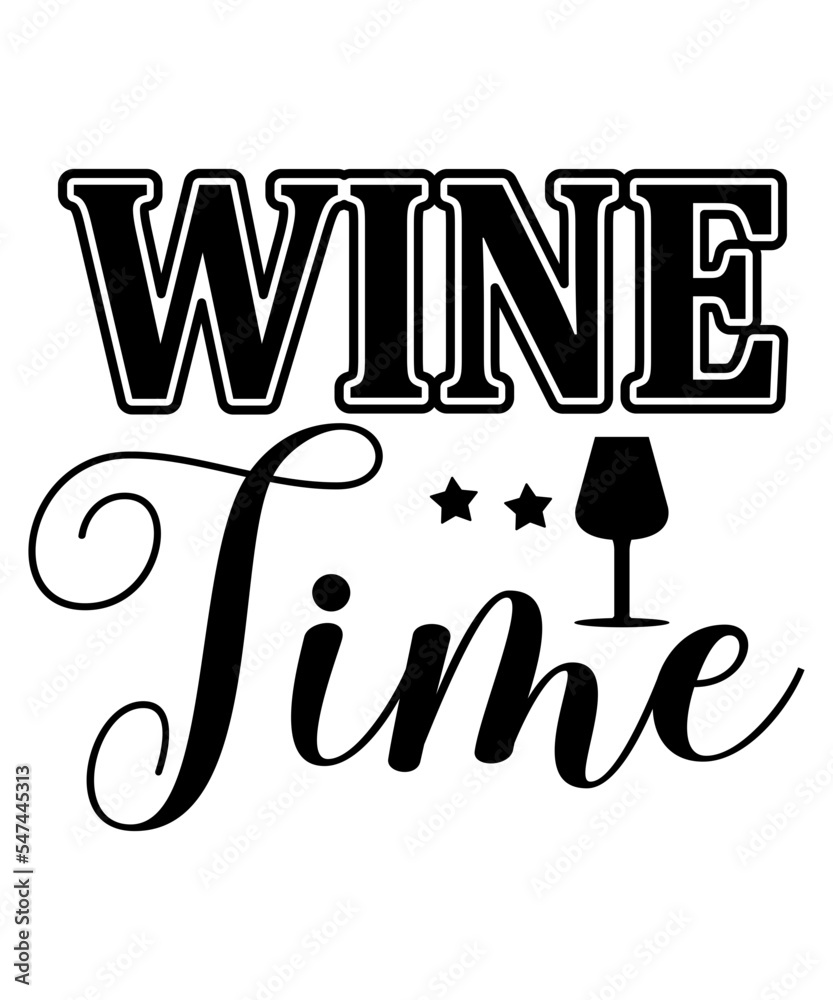 Wine Svg, Wine Svg Bundle, Wine Svg Cut File, Wine Glass Svg, Svg ...