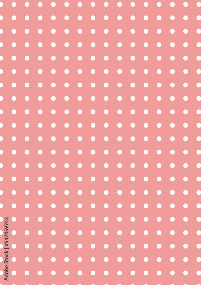 pink polka dots Stock Vector | Adobe Stock