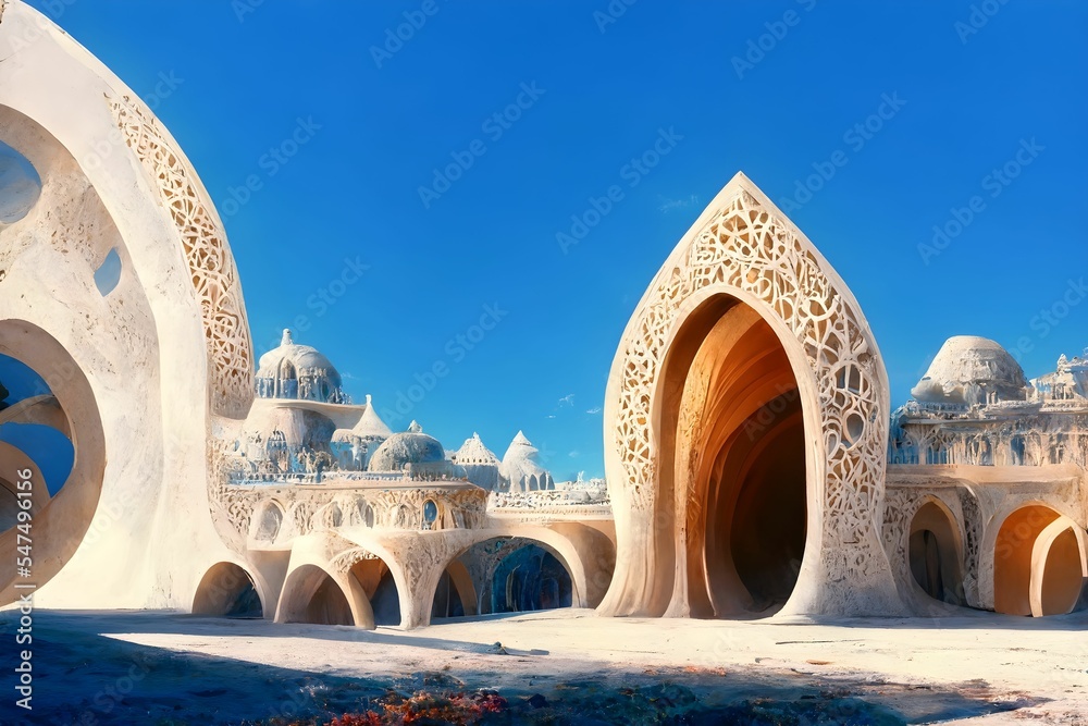 Illustrated 3D rendered design of colorful buildings representing the ...