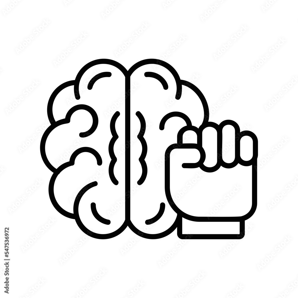 Willpower Icon Stock Vector | Adobe Stock