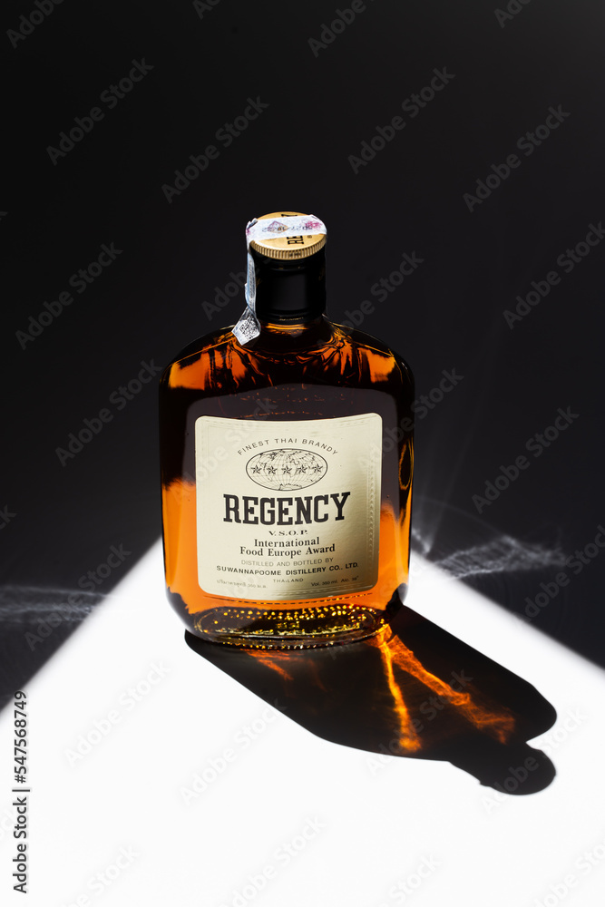 Bangkok - Thailand, May 22,2022: Thai Brandy,Regency is the most ...