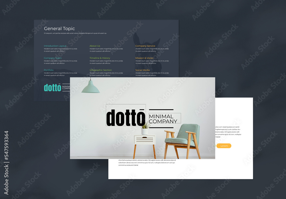 Multipurpose Presentation Layout Stock Template | Adobe Stock