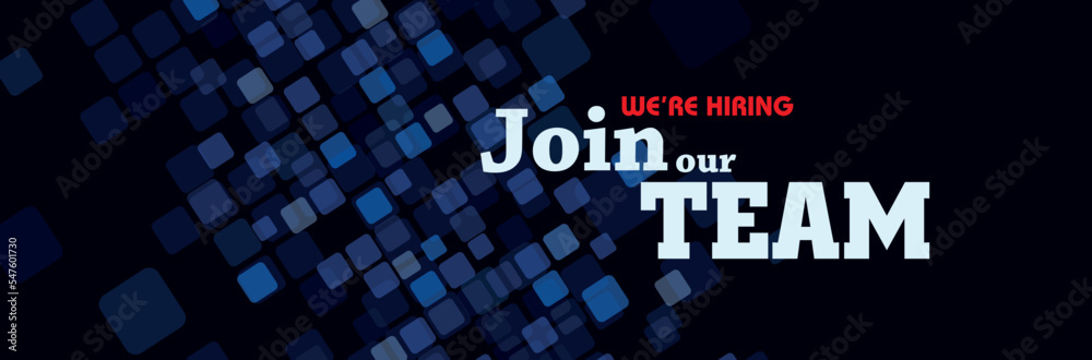 join our team sign Stock Vector | Adobe Stock