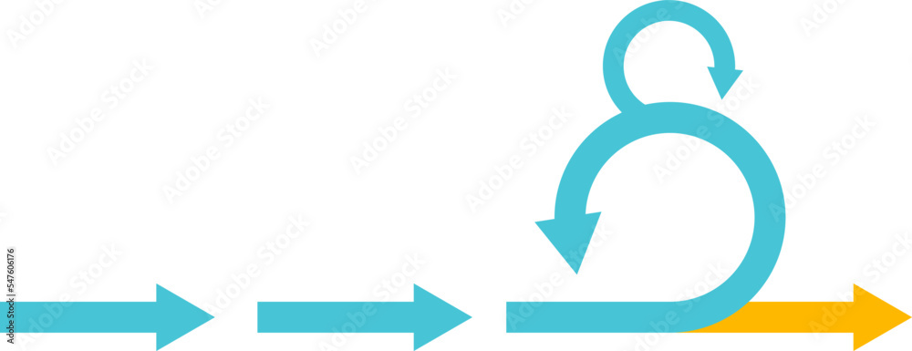 Scrum info graphic diagram element vector set illustration. Agile ...