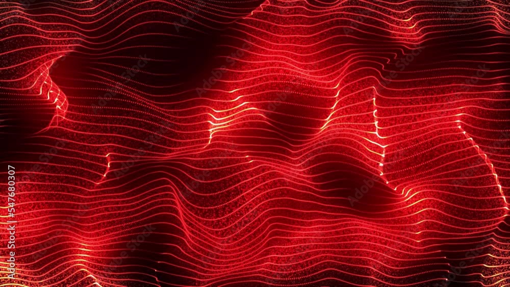 Abstract Background With Dynamic Wave Sound Wave Visualization Big Data Visualization Colored