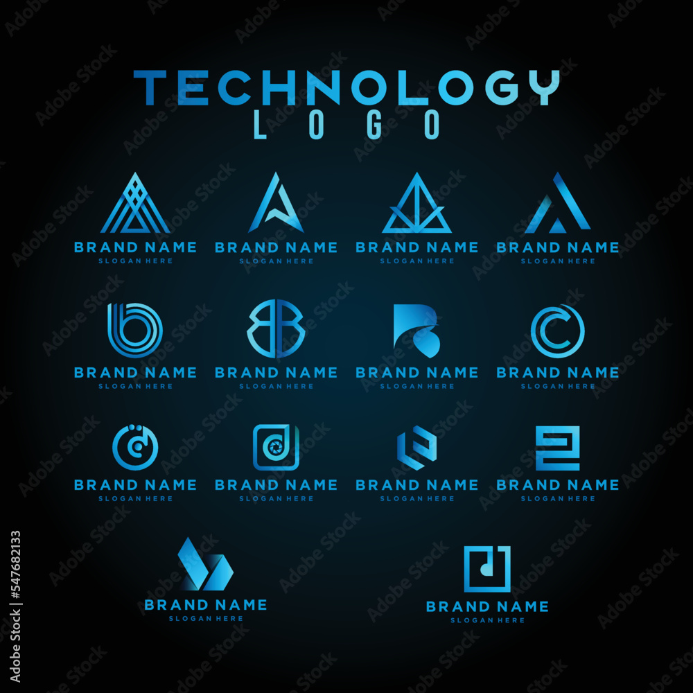 Vektorová grafika „Logo Set,Logo Collection,Idea Logo,Family Logo ...