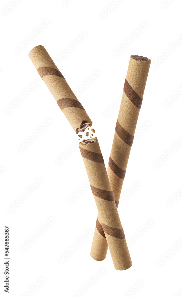 chocolate filled in a crispy wafer roll, Chocolate waffle sticks ...