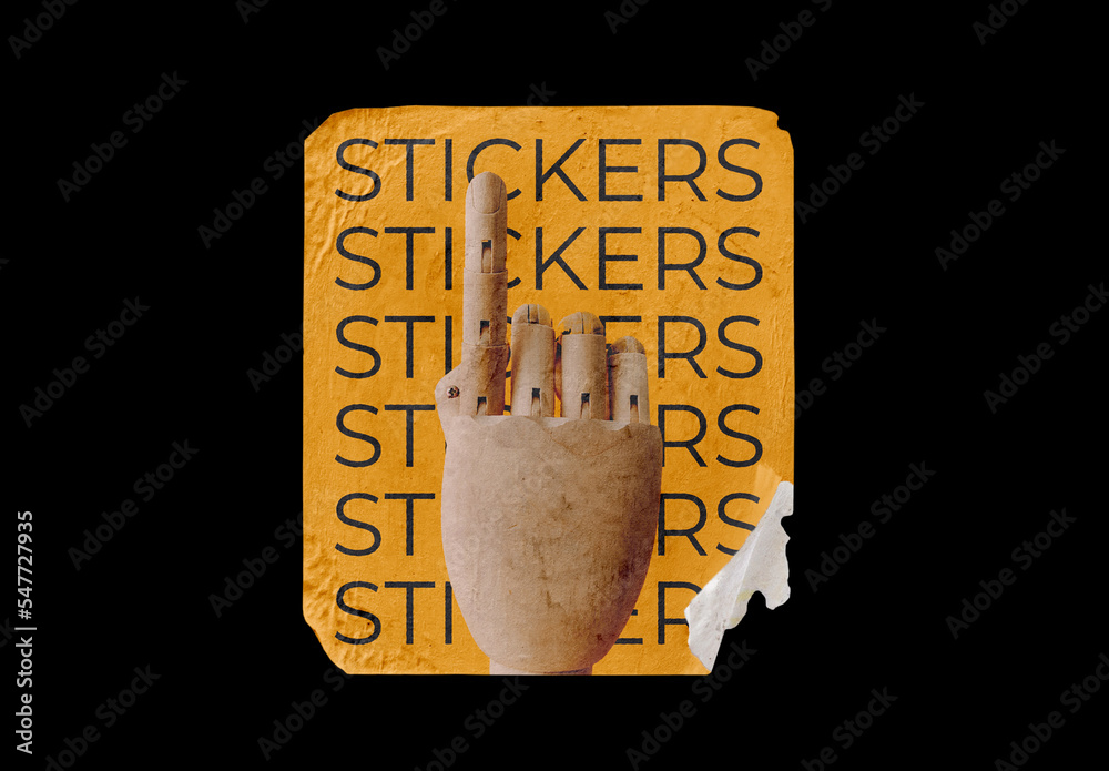 Square Sticker Paper Texture Mockup Template Stock Template | Adobe Stock