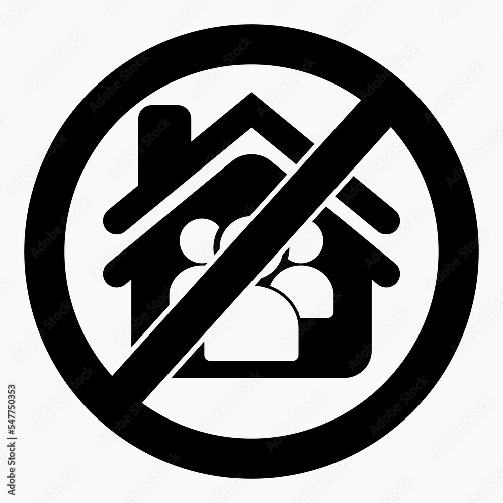 Do not gather people at home. Prohibition of people gathering in public ...