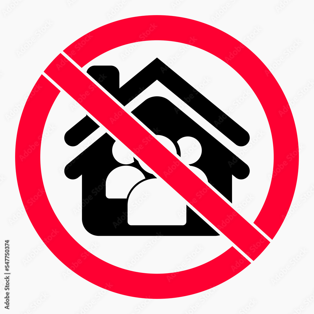 Do not gather people at home. Prohibition of people gathering in public ...