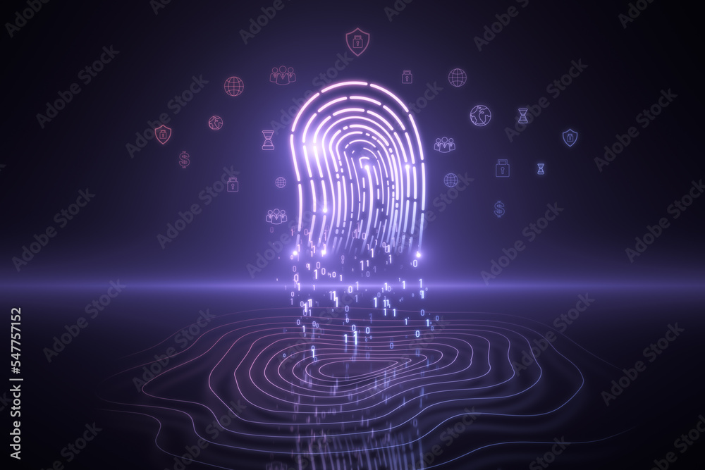 3d Fingerprint Wallpaper