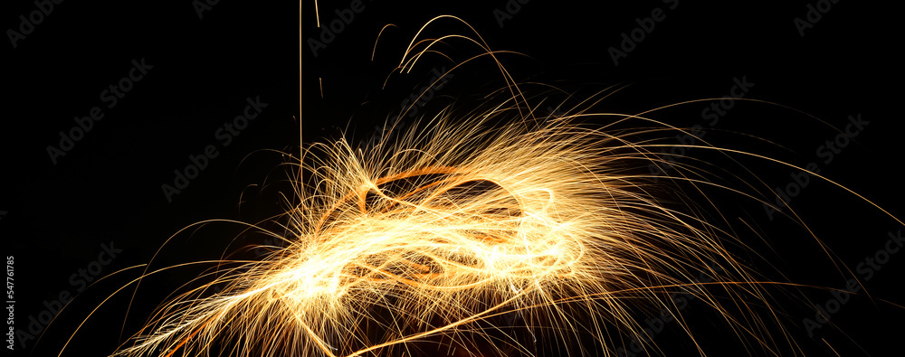 Long Exposure Firecrackers in Diwali Festival. Slow-shutter ...