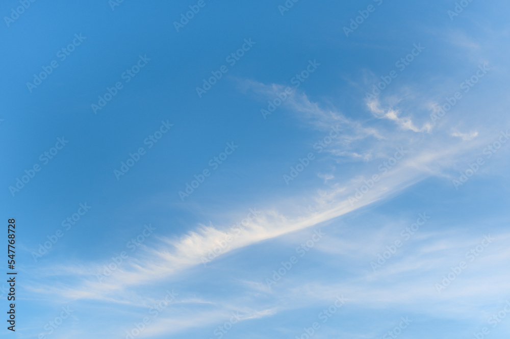 Sky with different types of clouds in layers Stock Photo | Adobe Stock