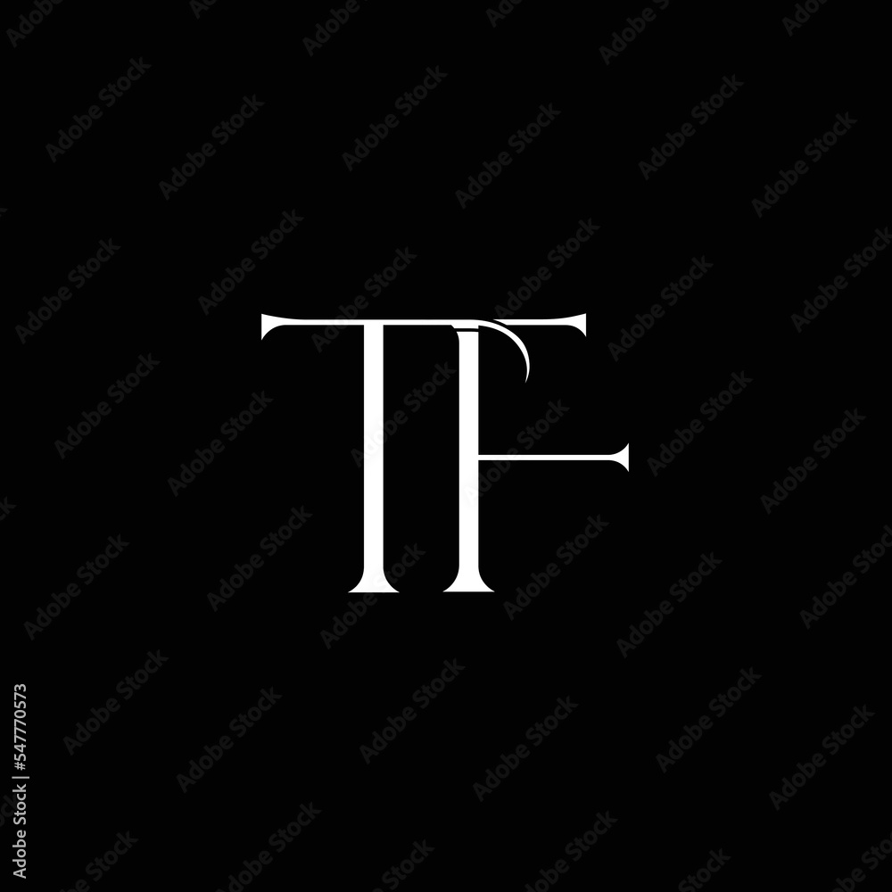 TF TF Logo Design, Creative Minimal Letter TF TF Monogram Stock Vector ...