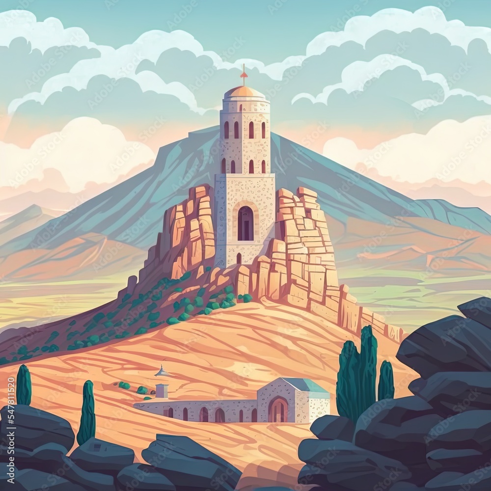 Mount Gerizim, located near city Nablus, considered the holiest place ...