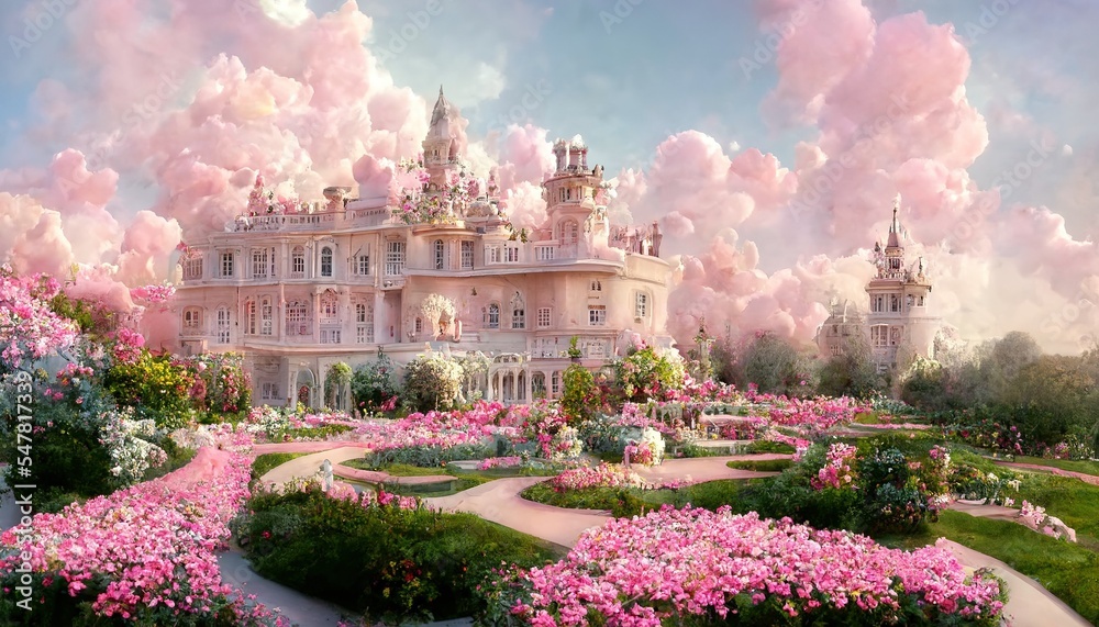 Victorian-style royal palace that looks like it was from a fairy tale ...