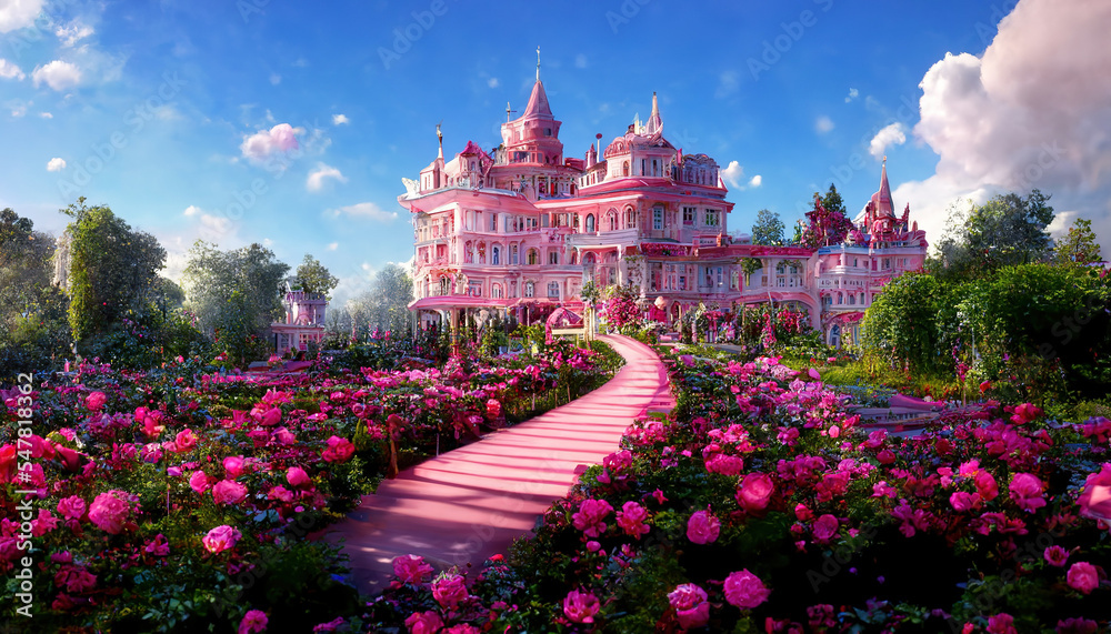 Victorian-style royal palace that looks like it was from a fairy tale ...