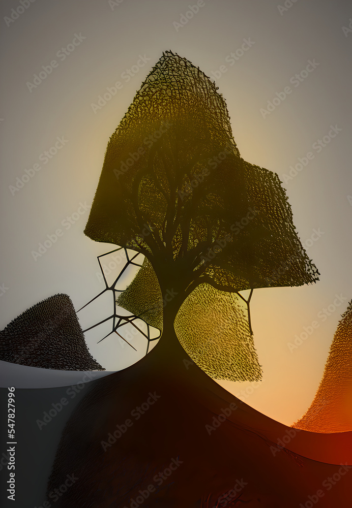 Binary tree, data science, big data, web network. Information ...