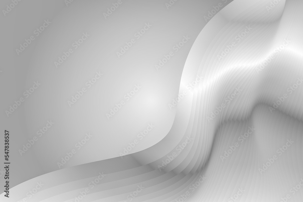3D renderwhite curved lines technical texture texture background Stock ...