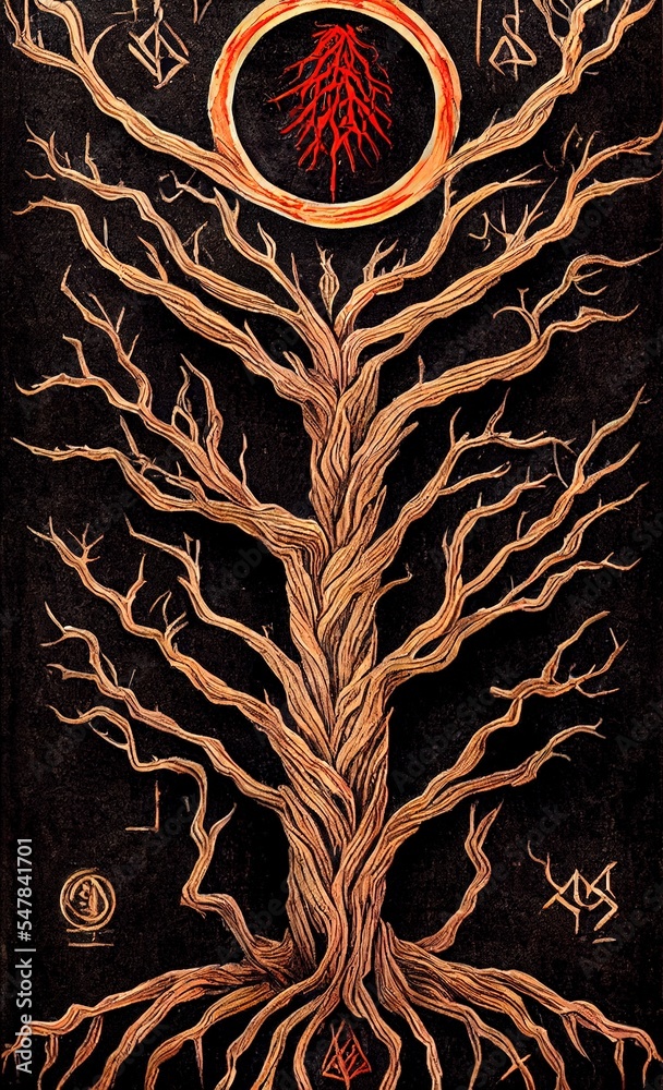 evil biblical, necronomicon, ancient texts, tree beard, cursed, runes ...