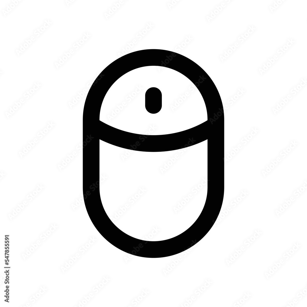 Mouse icon - vector illustration . Mouse, Click, Cursor, Pointer, Scroll, Device, Point, line ...