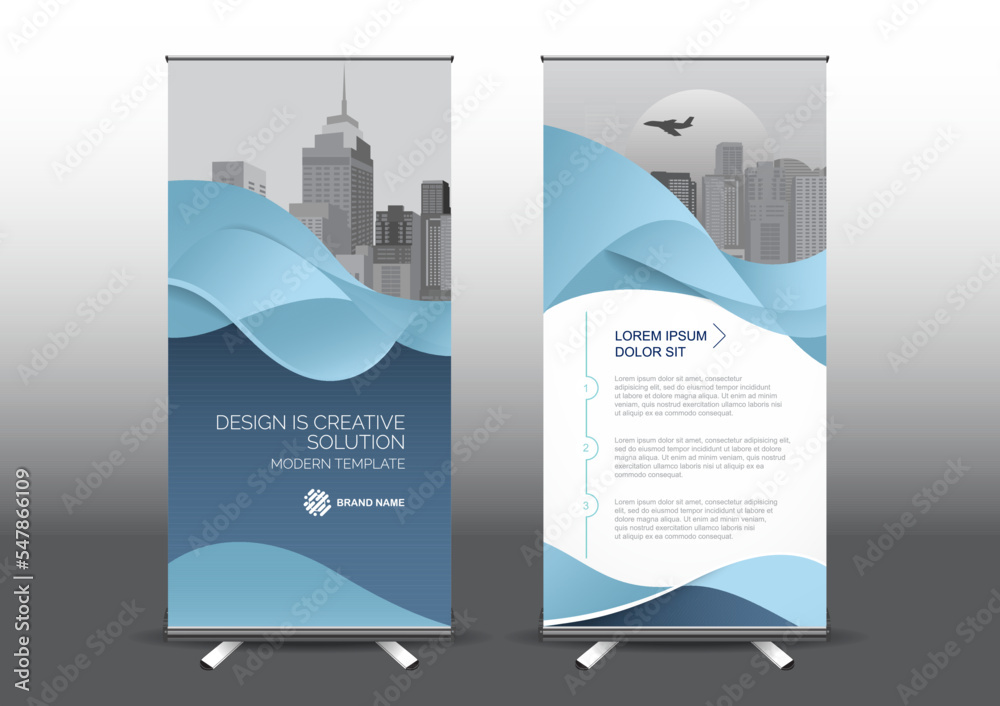 RollUp template vector illustration, Designed for style applied to the ...