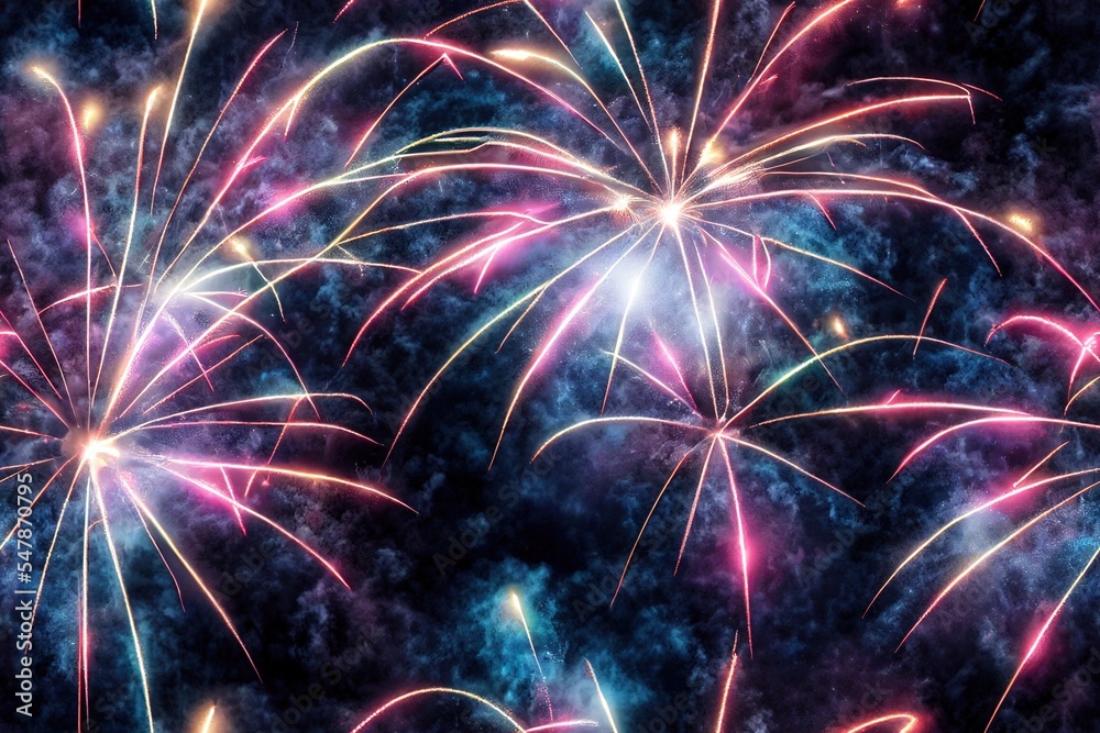 Fireworks in Night Sky Seamless Texture Pattern Tiled Repeatable ...