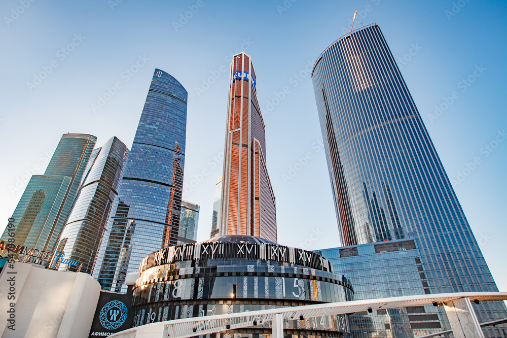Moscow, Russia – october 16, 2022: Moscow International Business Center ...