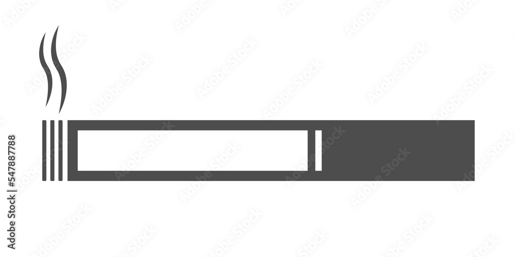 Cigarette symbol. The smoking icon. Flat Vector illustration Stock ...